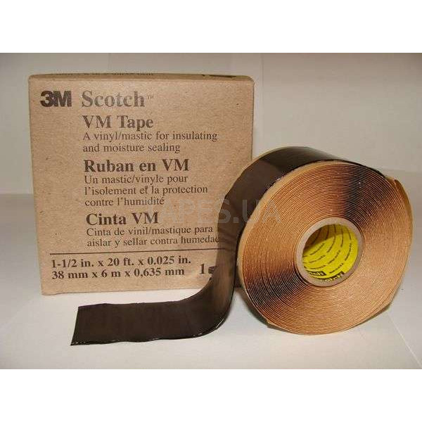 Изоляционная лента 3M Scotch VM Tape винило-мастичная 100мм х 3м х 0,635мм