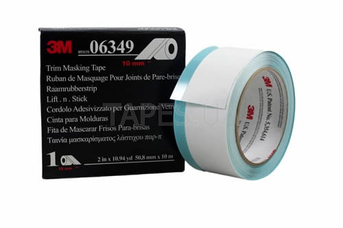 Маскирующая лента при покраске авто 3M 06349 для уплотнителей вклеенных ...