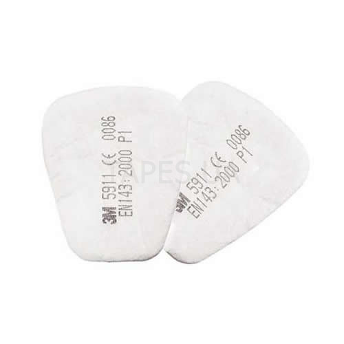 Предфільтр 3M 5911 від пилу та аерозолів з рівнем захисту Р1